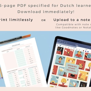 Dutch Language Learning Notebook Study Journal, Nederlands Taal ...