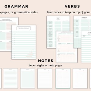 Greek Language Learning Notebook Study Journal Alphabet, Printable Pdf ...