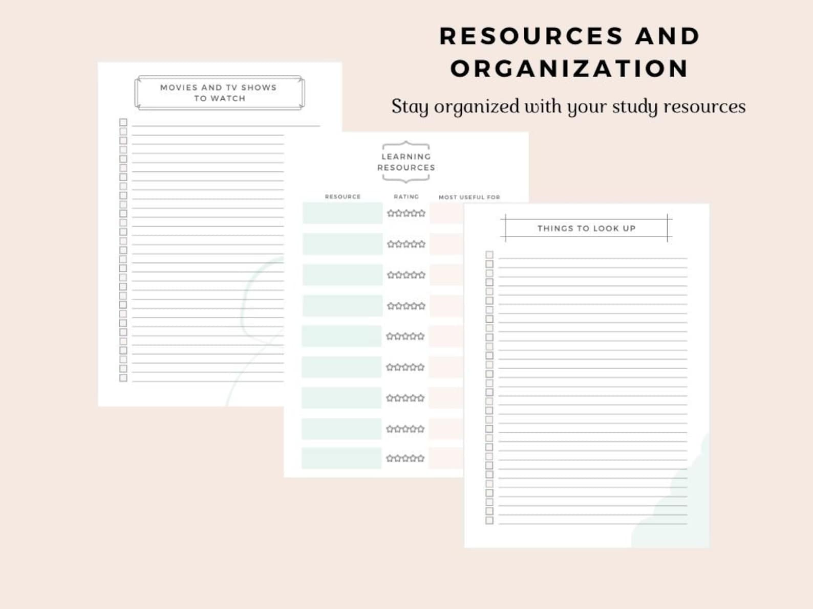 Italian Language Learning Notebook Study Journal Printable - Etsy