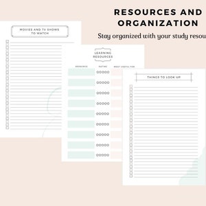 Italian Language Learning Notebook Study Journal, Printable Pdf/ipad ...