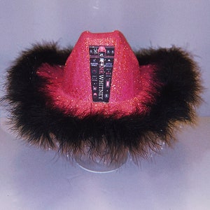 Pink Whitney Glitter Cowboy Hat! Fully Custom, Light up Cowboy Party ...
