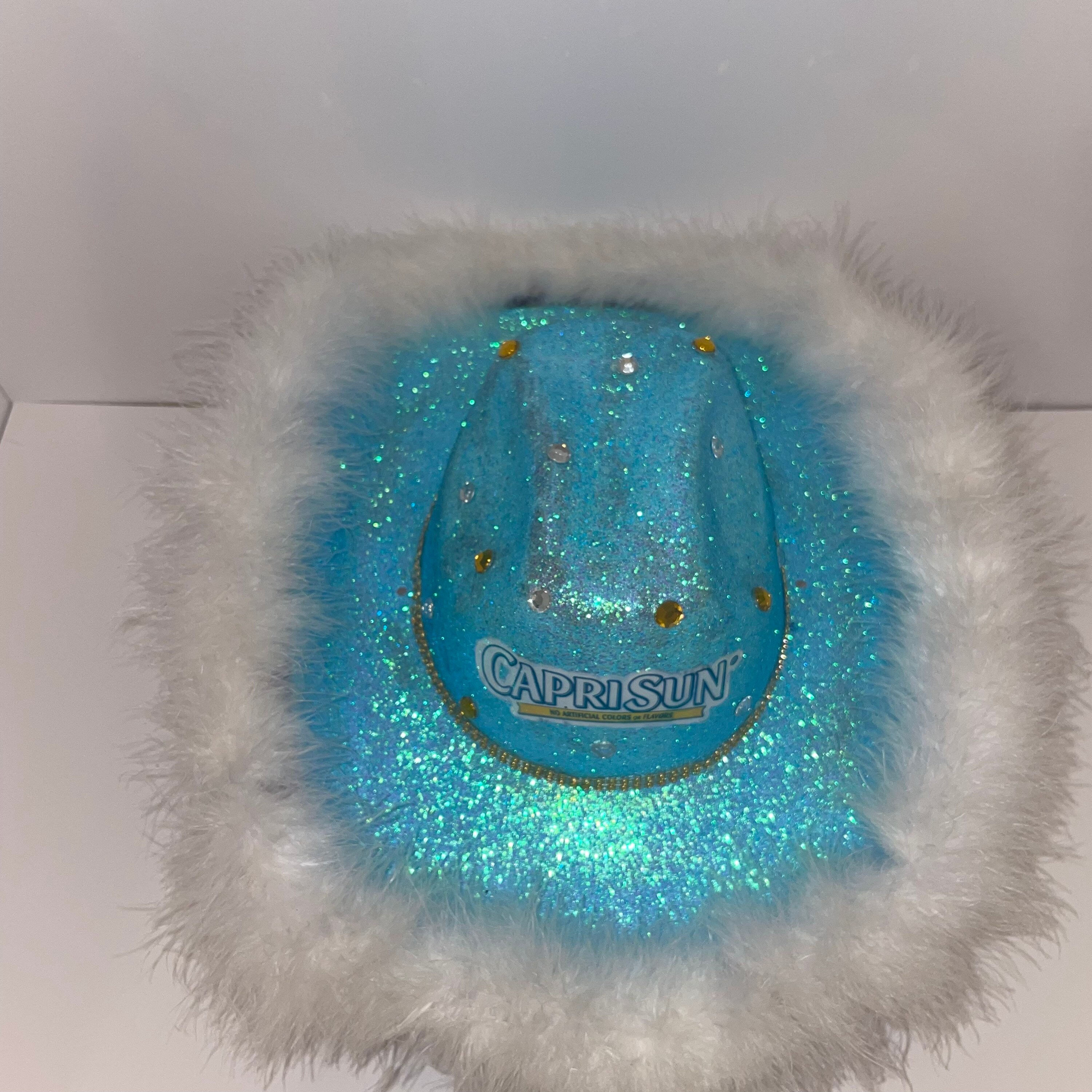 Capri Sun Glitter Cowboy Hat | Fully Customizable | Light up Cowboy ...