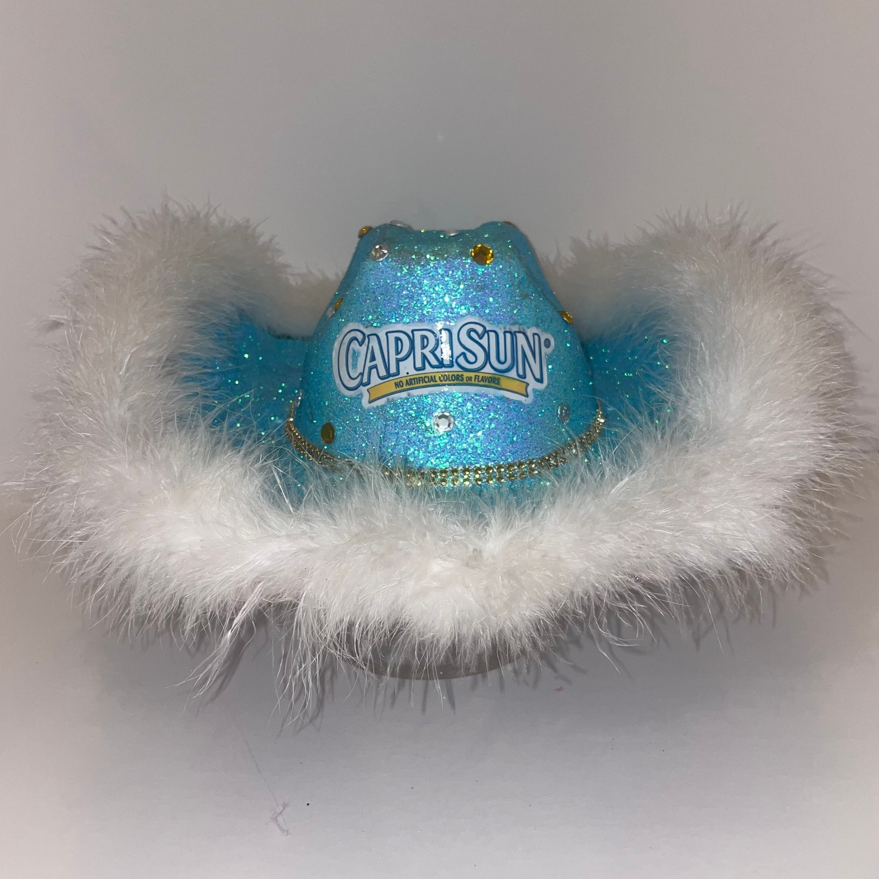 Capri Sun Glitter Cowboy Hat Fully Customizable Light up - Etsy
