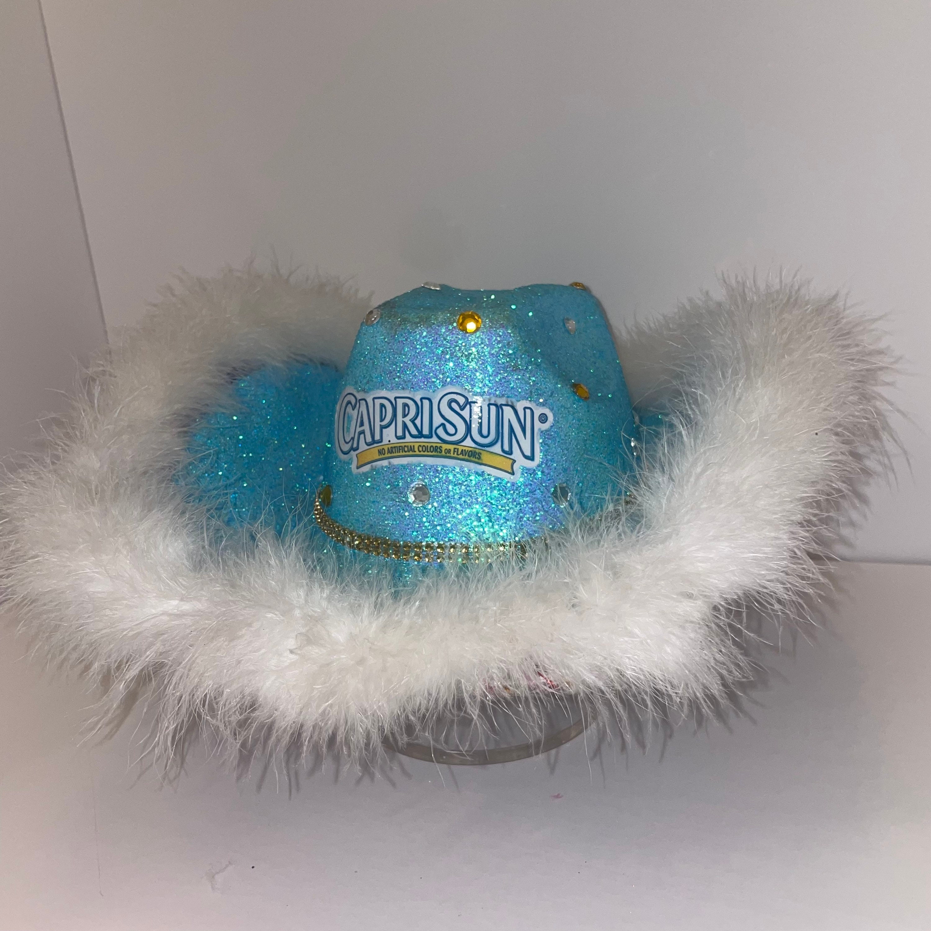 Capri Sun Glitter Cowboy Hat Fully Customizable Light up - Etsy