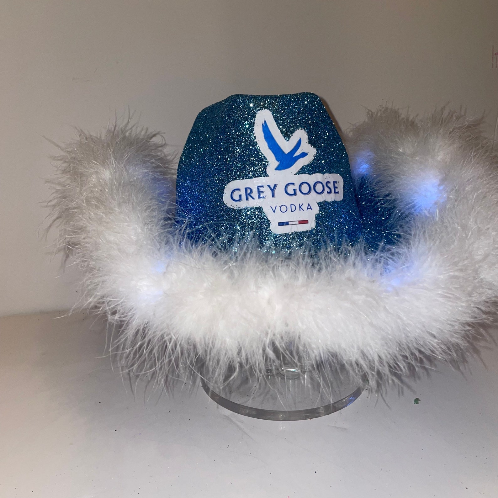 Grey Goose Cowboy Hat | Quick to Ship | Party Cowgirl Hat | Light up ...