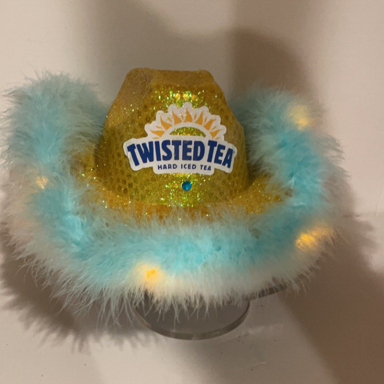 Alcoholic Tea Inspired Glitter Cowboy Hat | Customizable Cowgirl Hat ...
