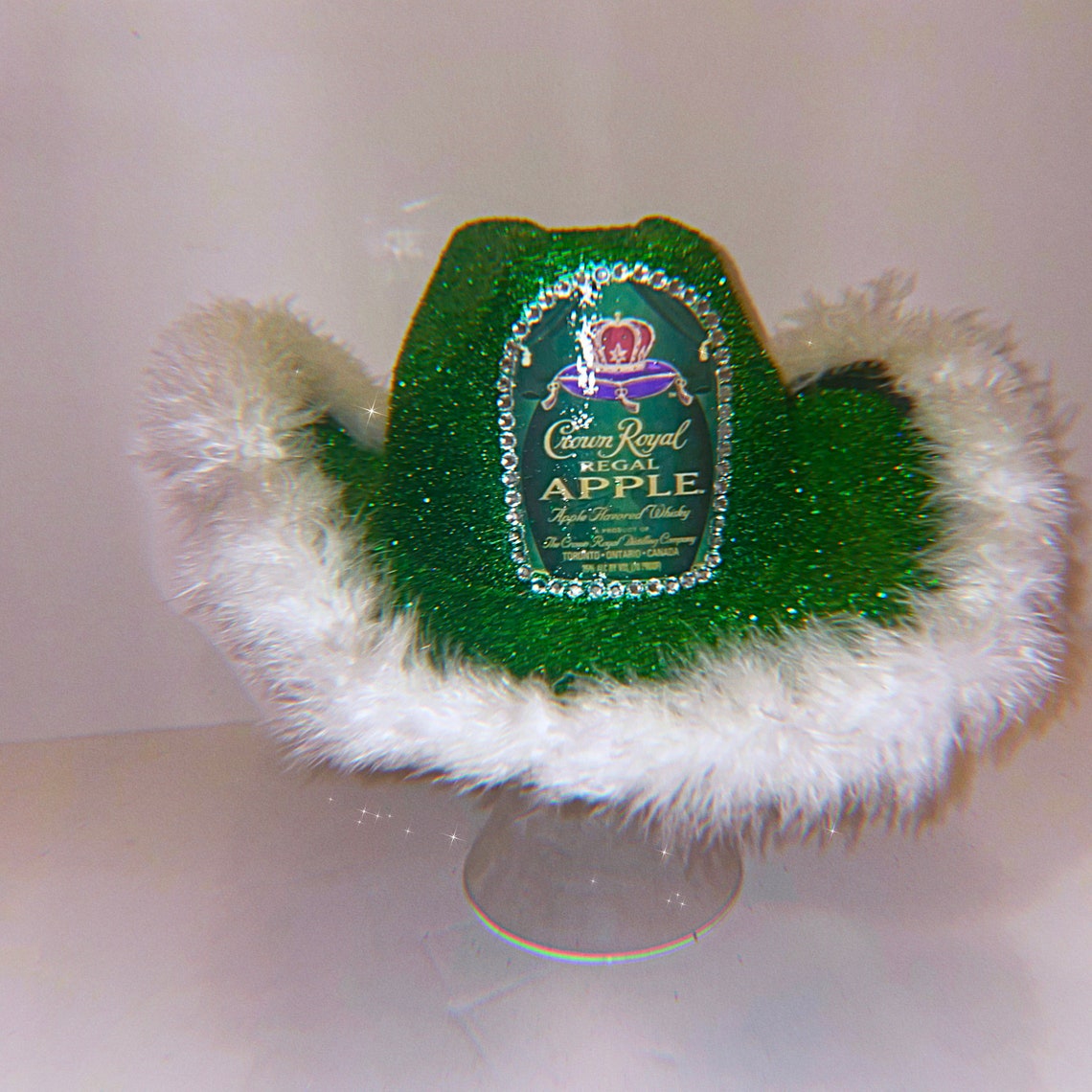 Apple Crown Royal Inspired Cowboy Hat Fully Customizable - Etsy