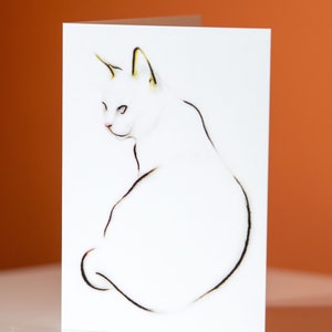 10 Blank Cat Greeting Cards | Etsy