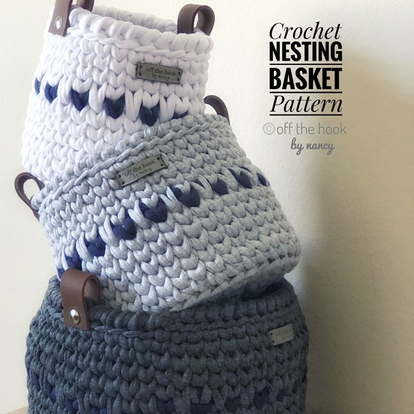 Crochet Basket Pattern - Etsy Australia