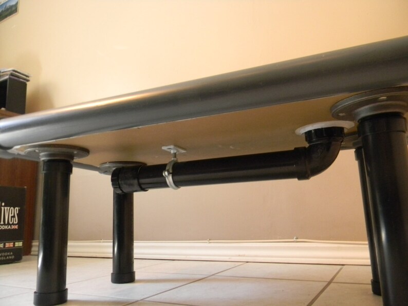 Industrial Funky Coffee Table With Mosiac Tile and Floor Drain - Etsy