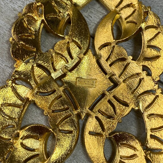 Vintage Crown Trifari Pendant Statement Necklace Mid … - Gem