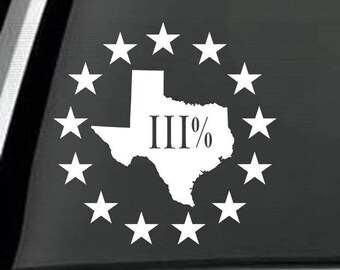 3 percent decal | Etsy