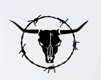 Barbed Wire Decal | Etsy