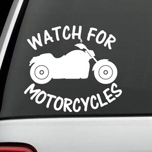Biker Safety Watch for Motorcycles Decal Sticker for Car B1009 | Etsy