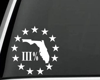 3 percent decal | Etsy