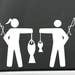 Girl and Guy Funny Fishing Vinyl Decal Sticker L1044 | Etsy
