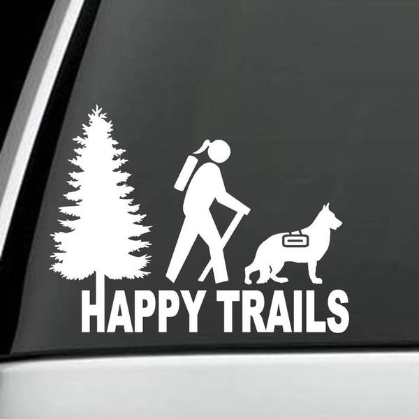 Happy Trails Sticker - Etsy