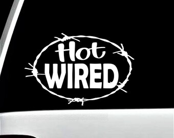 Barbed wire decal | Etsy