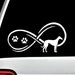 Whippet Infinity Dog Paw Decal Sticker for Car Window BG 240 - Etsy