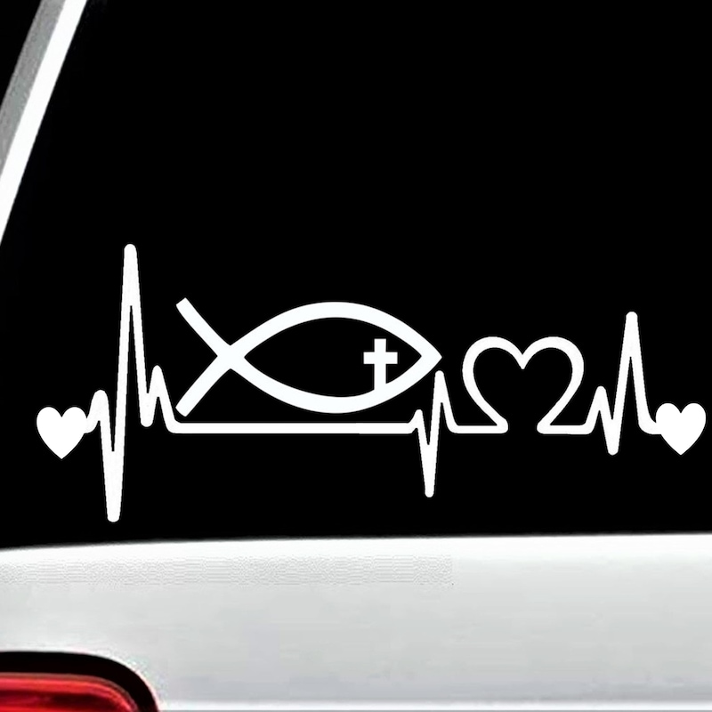 Jesus Fish Decal - Etsy