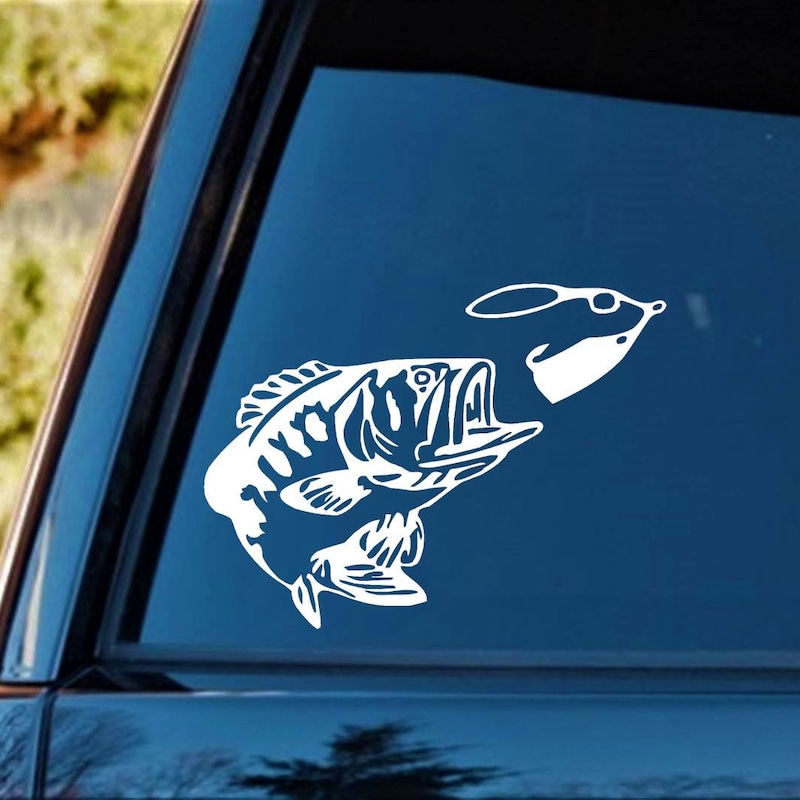 Fishing Decal - Etsy