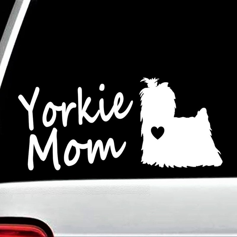 Yorkie Decal for Car - Etsy