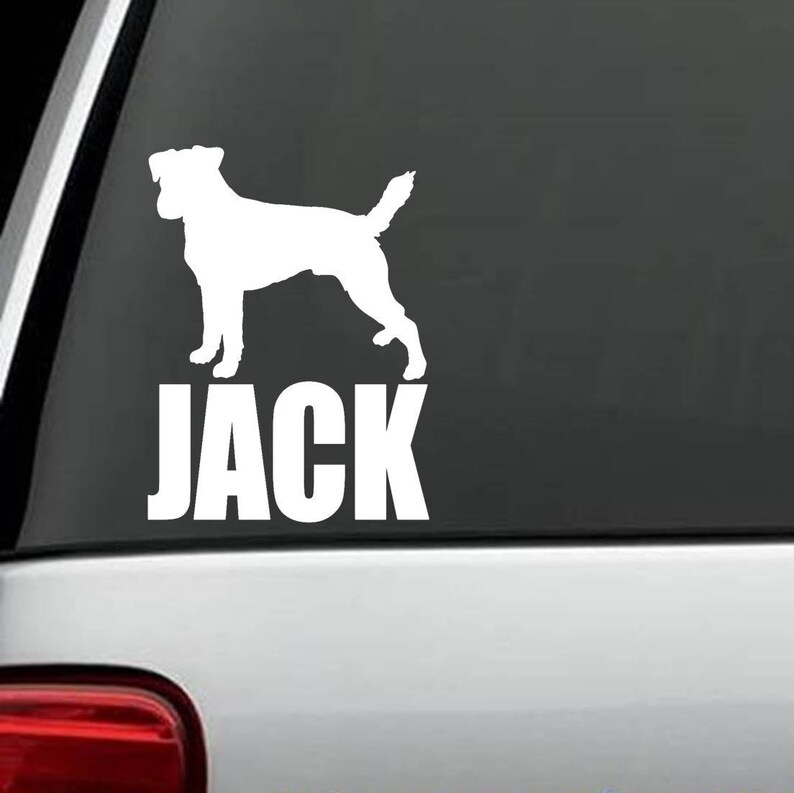 Jack Russell Terrier Dog Decal Sticker J1092 - Etsy
