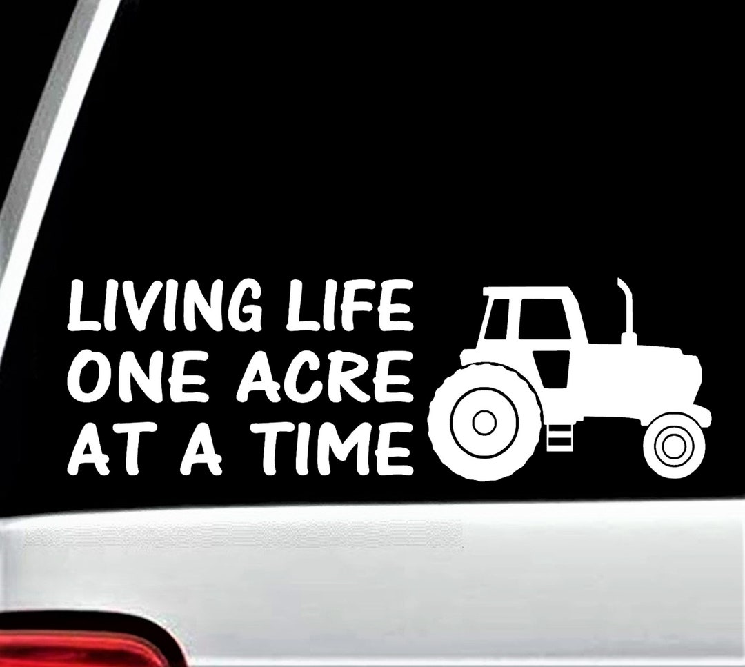 Farm Tractor Decal Sticker for Truck Window | Farming Decal Sticker ...