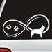 Blue Heeler Infinity Dog Decal Sticker for Car Window | C1095 - Etsy