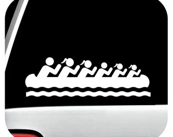 Canoe Vinyl Decal Sticker - Etsy