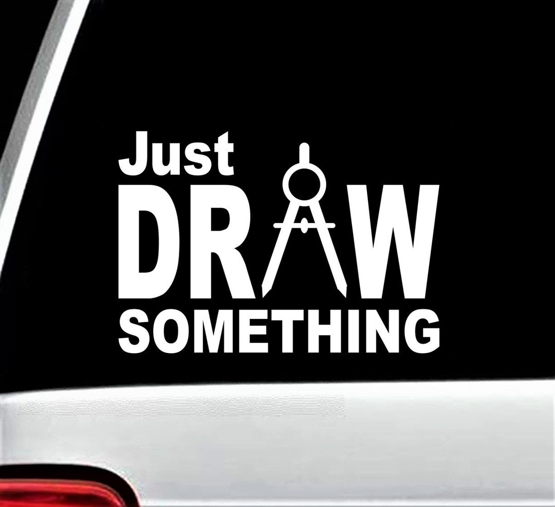 Architect Compass Decal Sticker | Just Draw Something Decal for Car ...