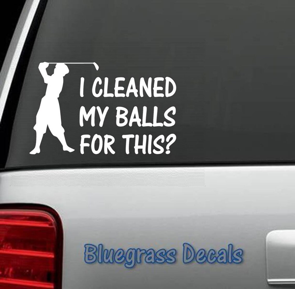Funny Golf Decal Sticker for Car Truck SUV Van Window or | Etsy
