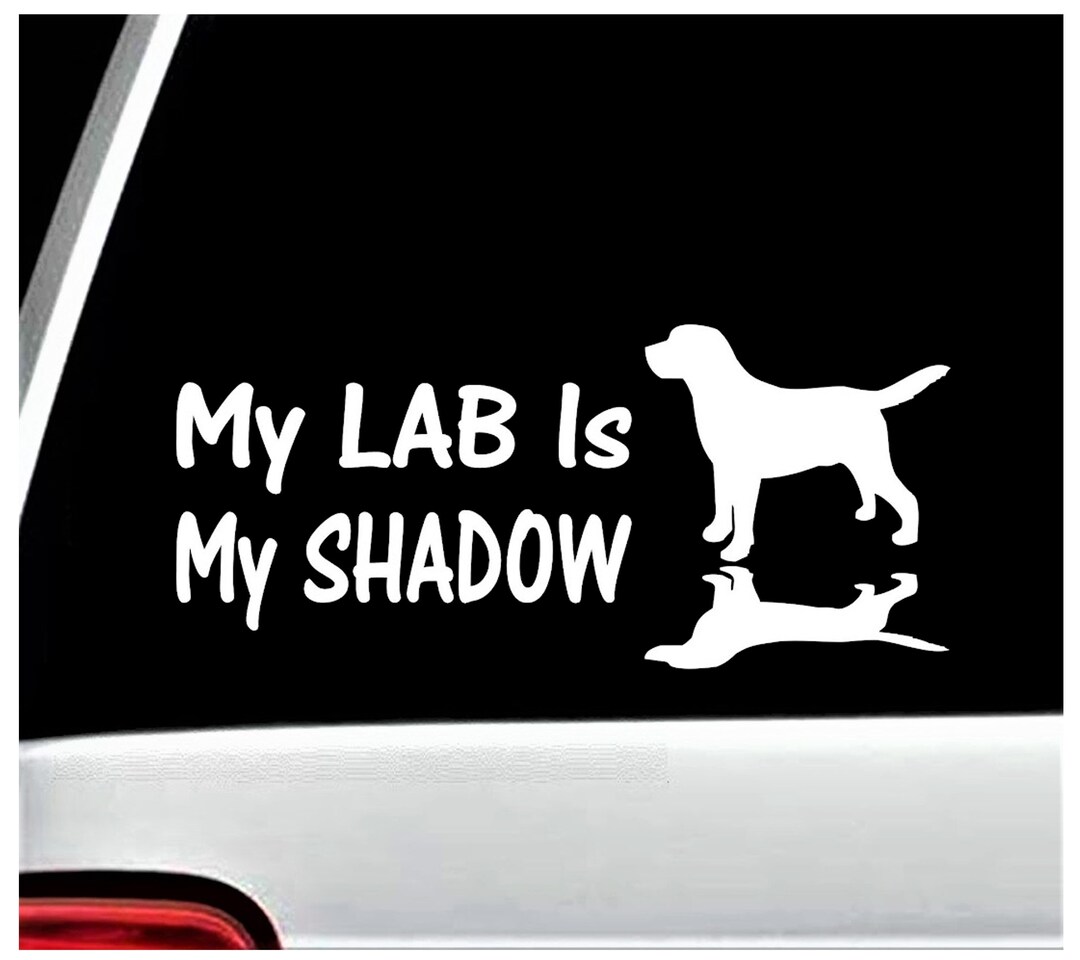 Labrador Dog Decal for Car | Lab Mom Sticker | Labrador Retriever ...