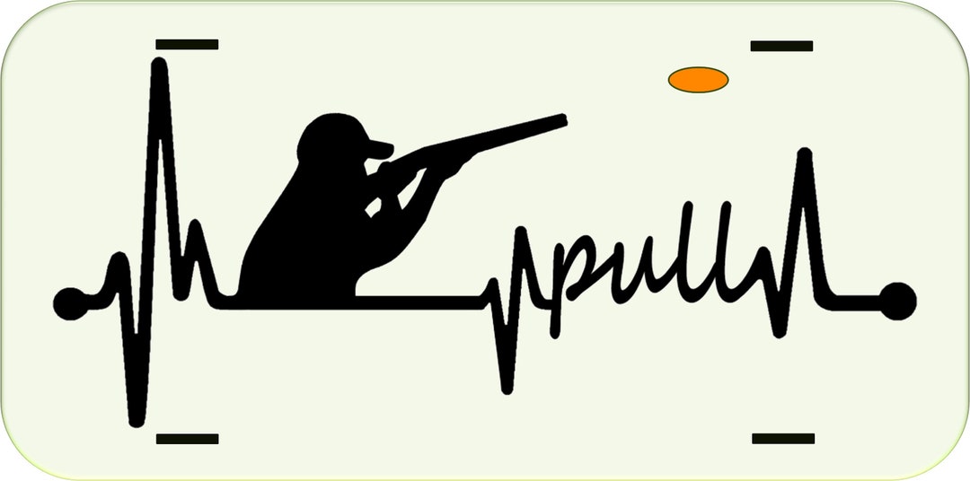 Skeet Sport Trap Shooting License Plate - Etsy