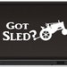 Antique Tractor Pulling Sled Decal Sticker for Truck Window | Vintage ...
