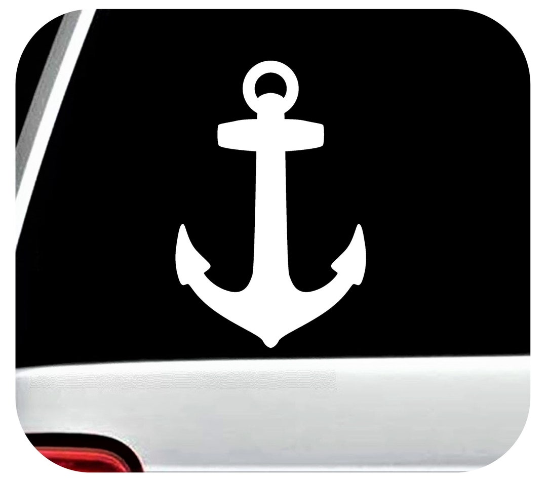 Anchor Decal Sticker | Boat Anchor Decal Sticker - Etsy