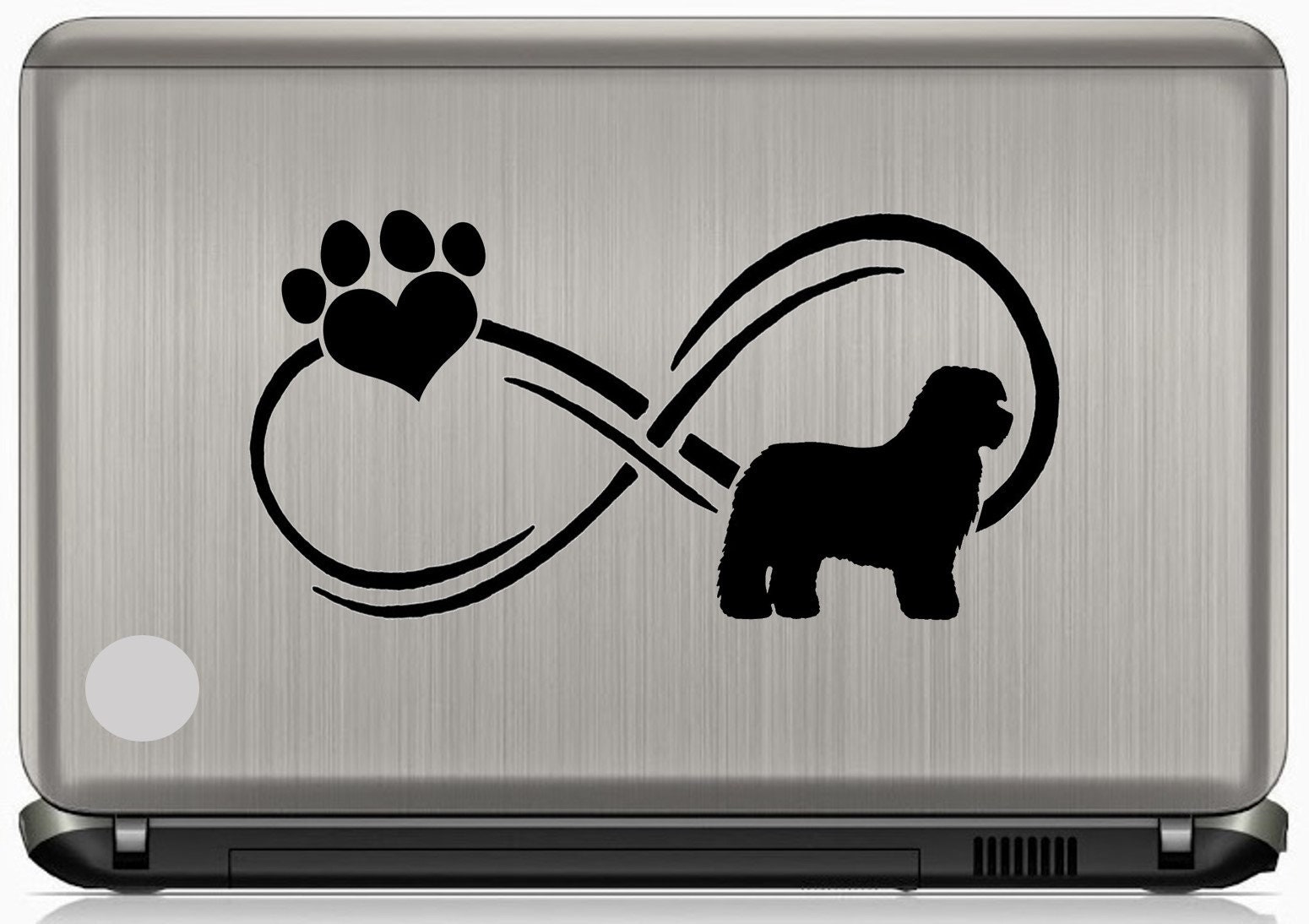 Old English Sheepdog Infinity Decal Sticker for Car Window | Dog Mom ...
