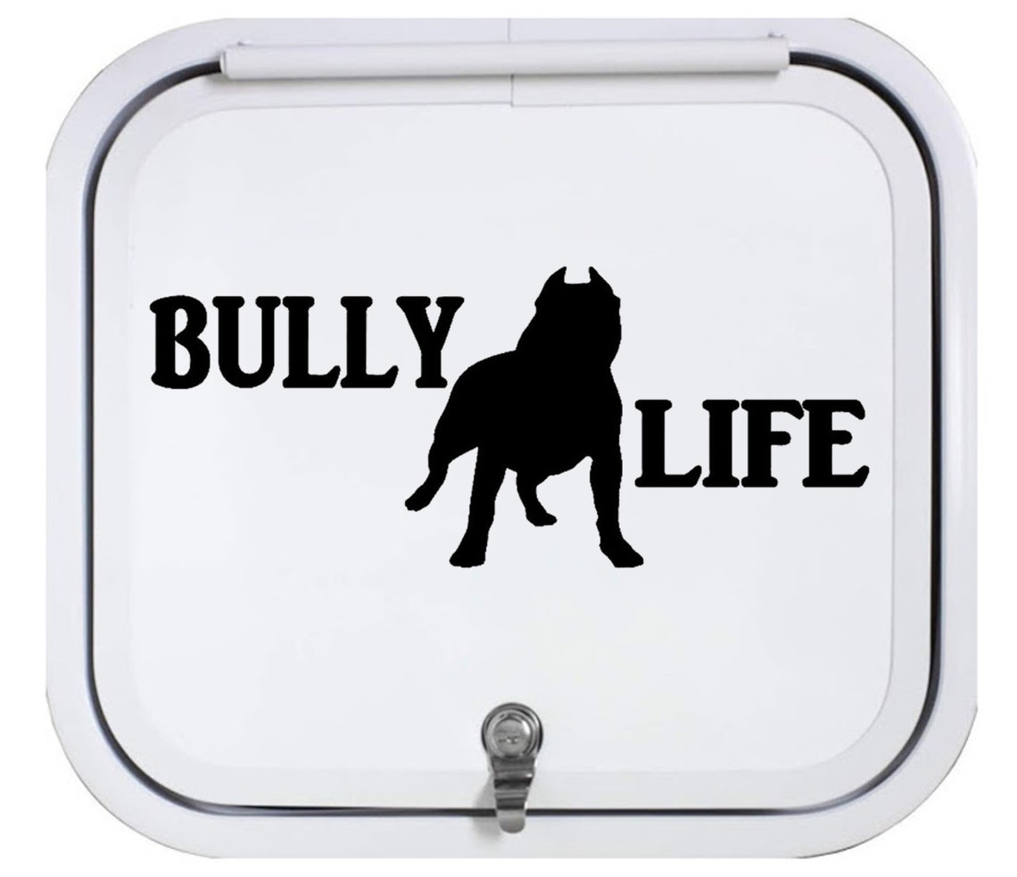 Pit Bull Pitbull Pibble Bully Life Decal Sticker Pit Bull - Etsy