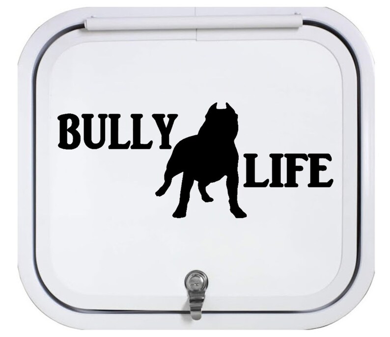 Pit Bull Pitbull Pibble Bully Life Decal Sticker Pit Bull - Etsy