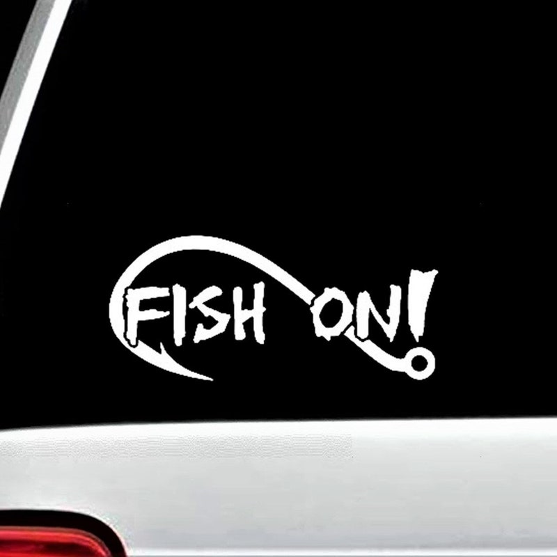 Fishing Decal - Etsy