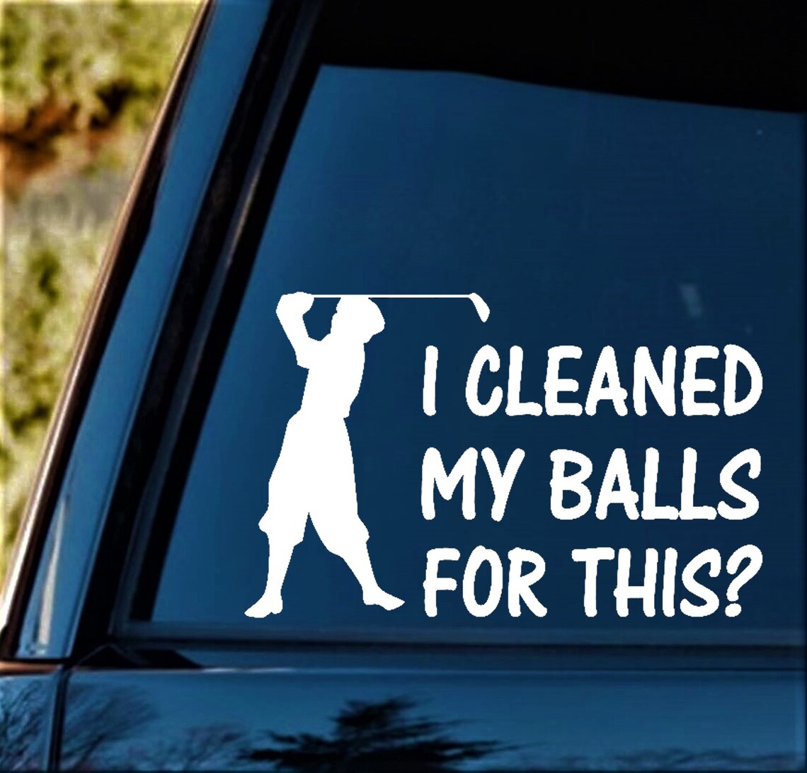 Funny Golf Decal Sticker for Car Truck SUV Van Window or - Etsy