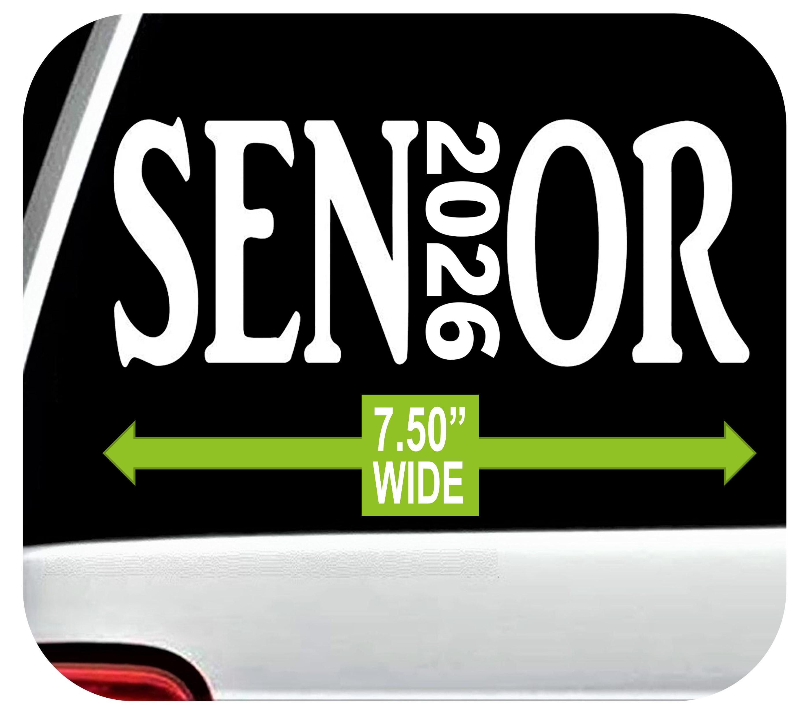 2026 Window Decal 2Pcs - Multi-Color Graduation Year Senior 2026 Car Decal