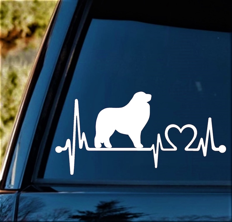 Great Pyrenees Car Decal | Dog Vinyl Decal | Car Window Decal ...