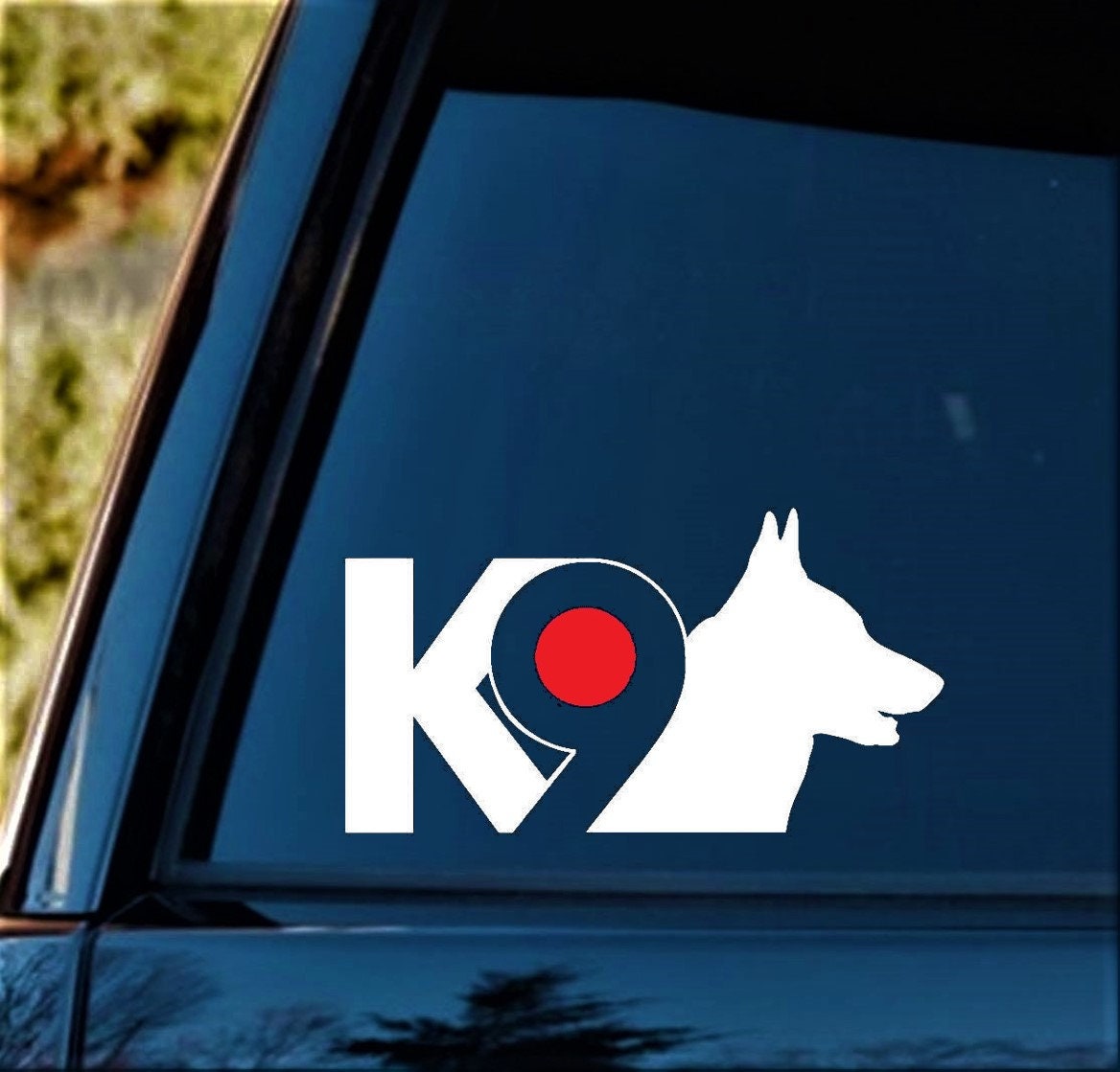 K-9 German Shepherd K9 Dog Decal Sticker for Car Window B1103 | Etsy