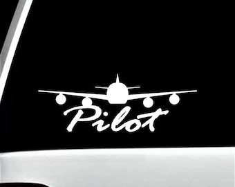 Pilot Sticker Car Decal - Etsy