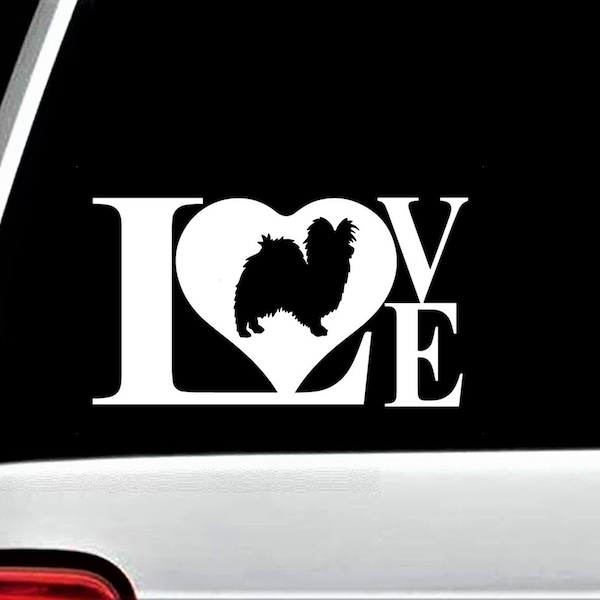 Papillon Dog Car Decal - Etsy