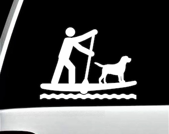 Stand up Paddle Board Girl TP 558 Vinyl Decal Sticker Wall - Etsy