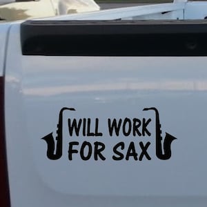 Sax Saxophone Decal for Car | Funny Marching Band Sticker | E1069 - Etsy