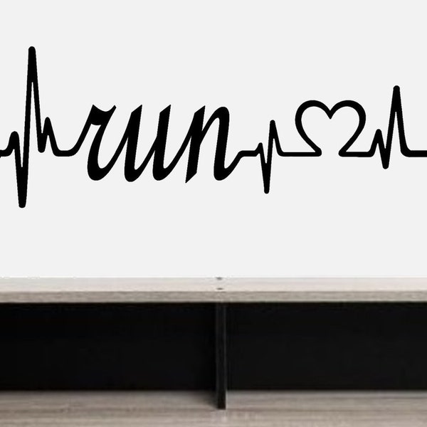 Running Decal - Etsy