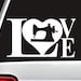 Love to Sew Decal Sticker Set | Sewing Machine Decals for Car Laptop ...